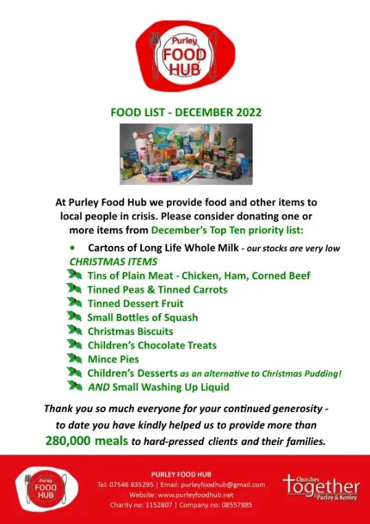 Purley Food Hub – December 2022 - Purley Business Improvement District