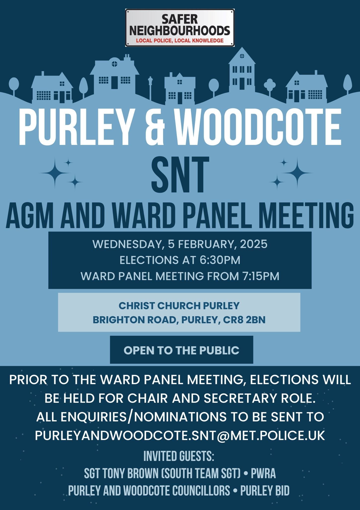 Purley & Woodcote SNT Ward Panel Meeting and AGM - Purley Business ...