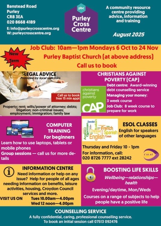 Purley Cross Centre – August 2025 - Purley Business Improvement District