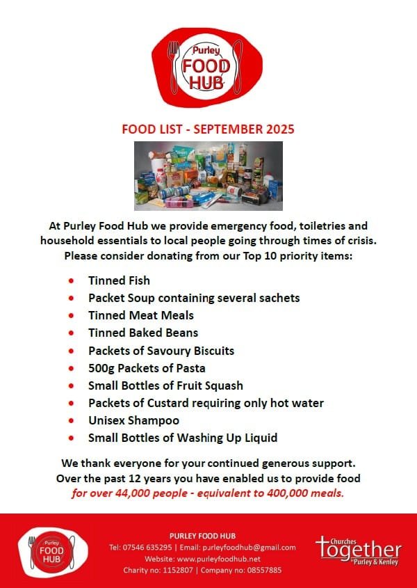 Purley Food Hub – September 2025 - Purley Business Improvement District